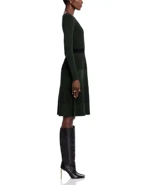 T Tahari Sweater Dress - Black/autum