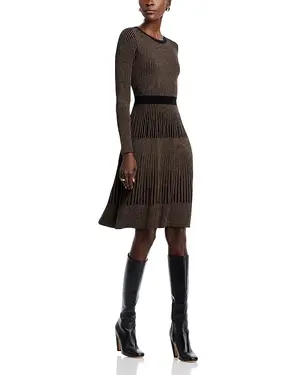 T Tahari Sweater Dress - Black/haze
