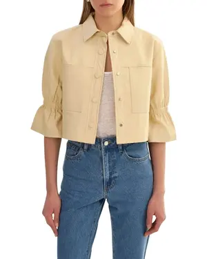 LAMARQUE Carolina Leather Jacket - Butter