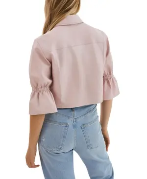 LAMARQUE Carolina Leather Jacket - Rose
