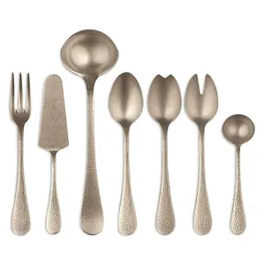 MEPRA Pvd Flatware Full 7 Piece Serving Set - No Color