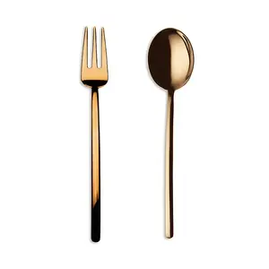 MEPRA 2 Piece Serving Set - Gold