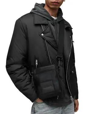 ALLSAINTS Falcon Leather Pouch Bag