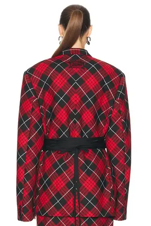 JEAN PAUL GAULTIER Tartan Tailored Jacket