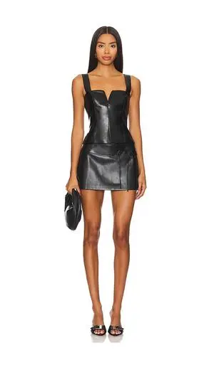 Amanda Uprichard Nia Top - Black