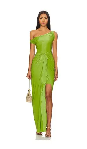 DEME BY GABRIELLA Nellie Dress Green