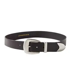 Anthropologie Vintage Western Belt Black