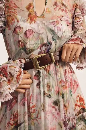 Anthropologie Vintage Western Belt - Brown
