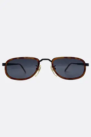 GIANT VINTAGE SUNGLASSES Giant Vintage Grover Small 90s Sunglasses Gunmetal/super Dark