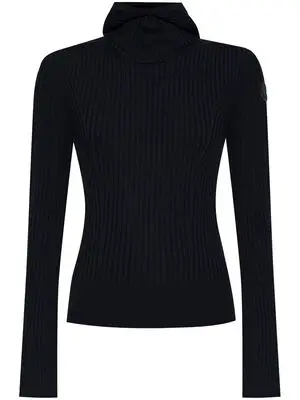 Moncler Logo-patch Ribbed Hoodie