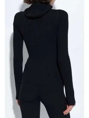 Moncler Logo-patch Ribbed Hoodie