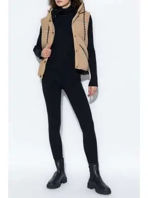 Moncler Arolla Hooded Gilet - Neutrals