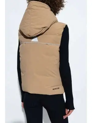 Moncler Arolla Hooded Gilet - Neutrals