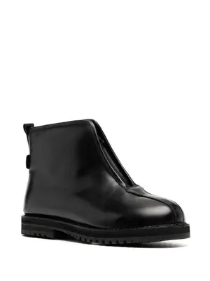 Suicoke Zip-up Leather Ankle Boots