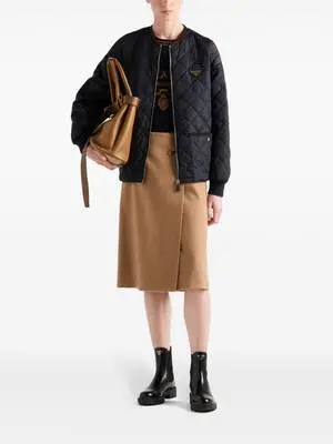 Prada A-line Midi Skirt