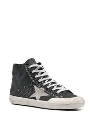 GOLDEN GOOSE Francy Penstar High-top Sneakers - Black