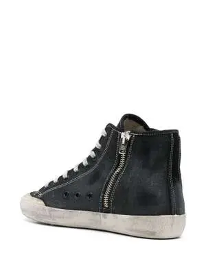 GOLDEN GOOSE Francy Penstar High-top Sneakers - Black