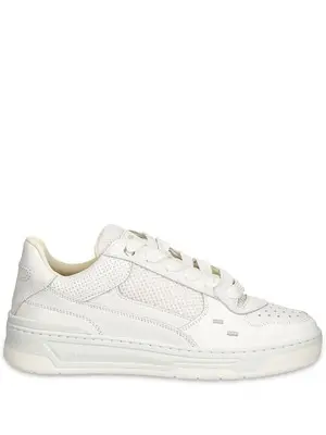 Filling Pieces Perforated Leather Trainers