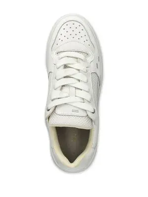 Filling Pieces Perforated Leather Trainers