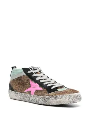 GOLDEN GOOSE Mid Star Double-quarter Sneakers