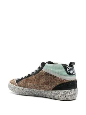 GOLDEN GOOSE Mid Star Double-quarter Sneakers