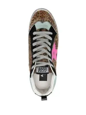 GOLDEN GOOSE Mid Star Double-quarter Sneakers