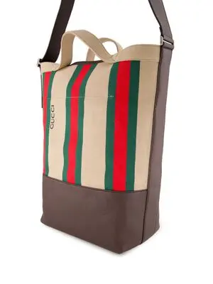 Gucci Large Web-stripe Tote Bag