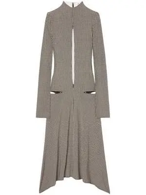 COURREGES Volcano Jersey Midi Dress - Black