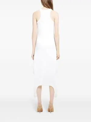 COURREGES Knitted Reversed Dress - White