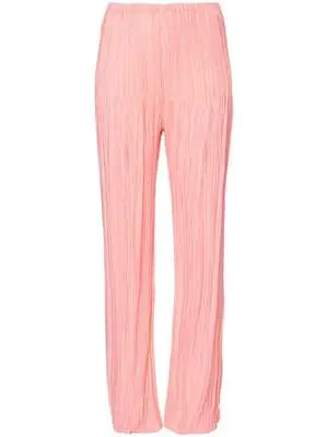 FORTE_FORTE Plissé Straight Trousers