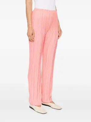 FORTE_FORTE Plissé Straight Trousers