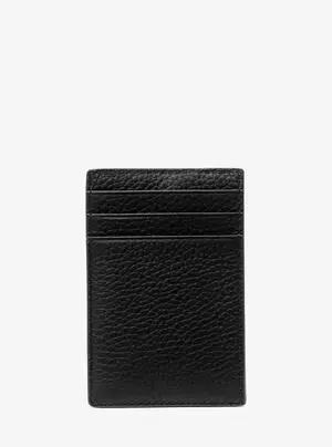 Michael Kors Hudson Pebbled Leather Card Case In By
