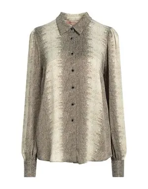 TWINSET Satin Animal Print Shirt