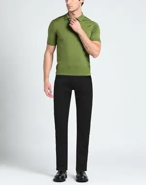 Armani Exchange Straight-leg Jeans With Leather Trims