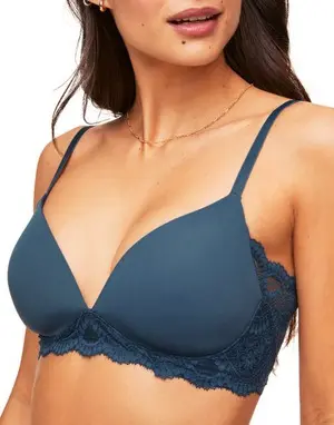 ADORE ME Janey Contour Plunge Bra - Dark Blue