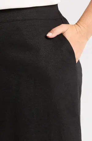 Universal Standard Wooster Linen Blend Pencil Skirt