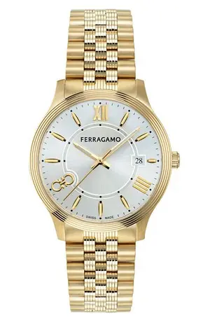 Ferragamo Round Watches For Men