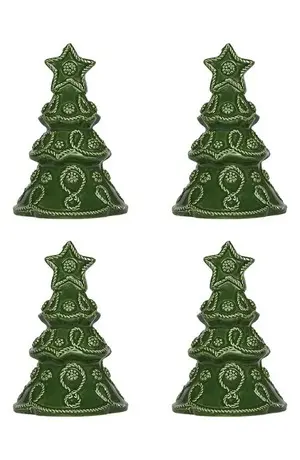 JULISKA Berry & Thread Set Of 4 Tree Place Card Holders - Basil