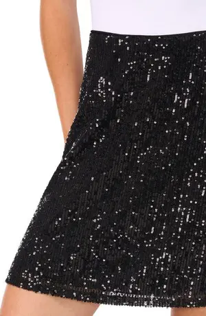 CECE DUPRAZ Sequin Miniskirt