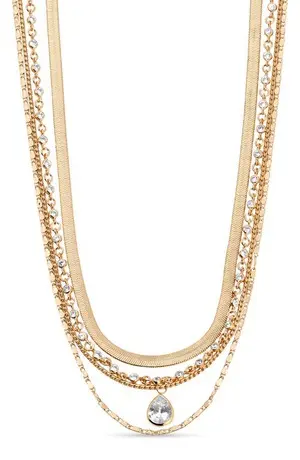 Ettika Layered Chain Necklace - Gold