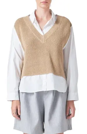 Grey Lab Classic Vests For Women