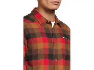 Columbia Cornell Woodstm Flannel Long Sleeve Shirt Clothing Black Backland Tartan - Multi