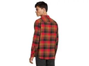 Columbia Cornell Woodstm Flannel Long Sleeve Shirt Clothing Tobacco Buffalo Check - Multi