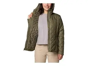 Columbia Heavenly Quilted Hooded Jacket - Green