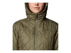 Columbia Heavenly Quilted Hooded Jacket - Green