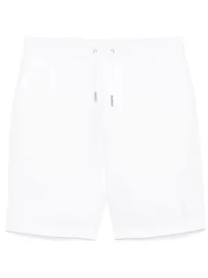 BILLIONAIRE Logo-embroidered Shorts - White