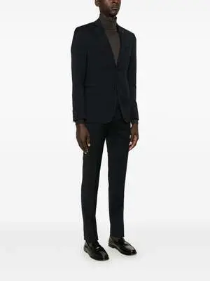 Pal Zileri Brooch Detail Suit - Blue