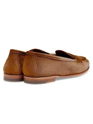 Santoni Suede Loafers
