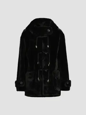 Kobi Halperin Rosie Faux-fur Coat - Black