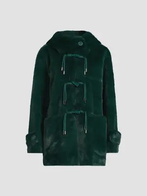 Kobi Halperin Rosie Faux-fur Coat - Lagoon